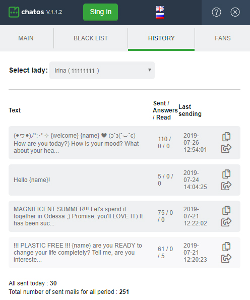 Extension for mails on Prime.Date